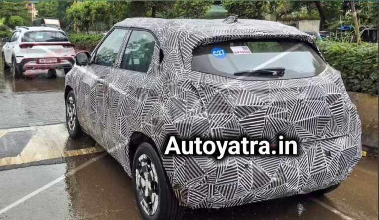 Tata Punch Facelift 2025: Spy Shots Reveal New Features and Interior ...